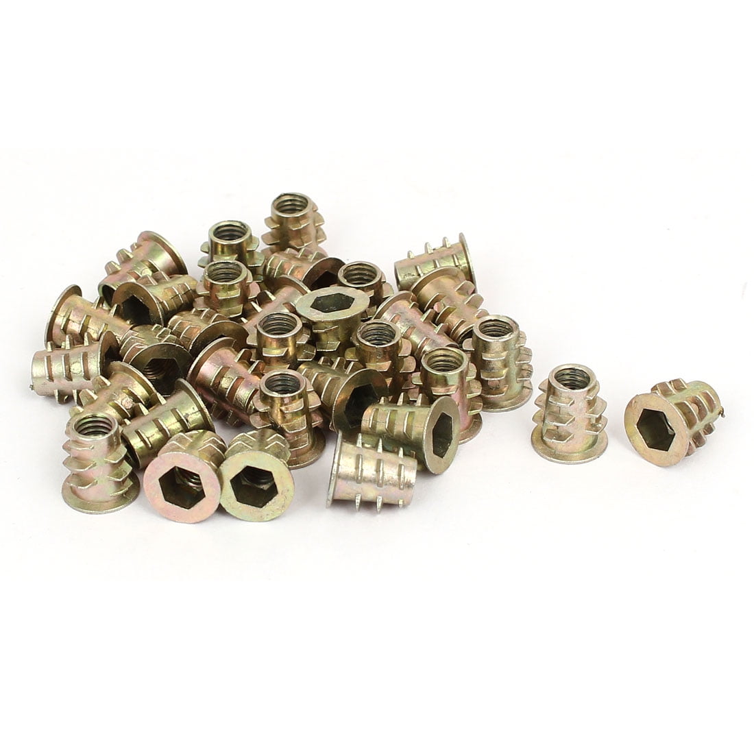 M5 x 10mm Hex Socket Head Insert Screws E-Nuts Furniture Fittings 30Pcs ...