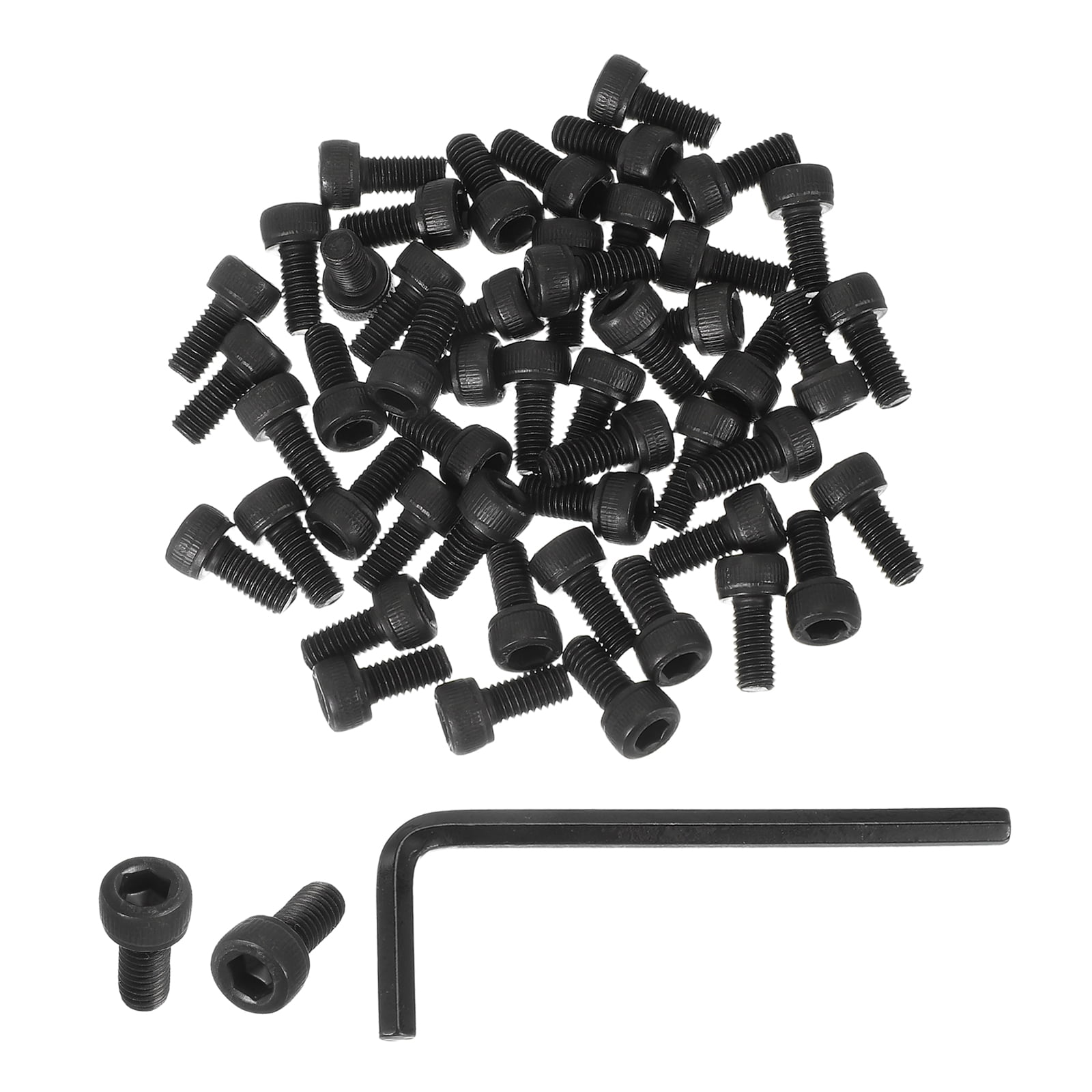 M5 x 10mm Hex Socket Head Screws Cap Bolt, 50 Pack 12.9 Grade Carbon ...