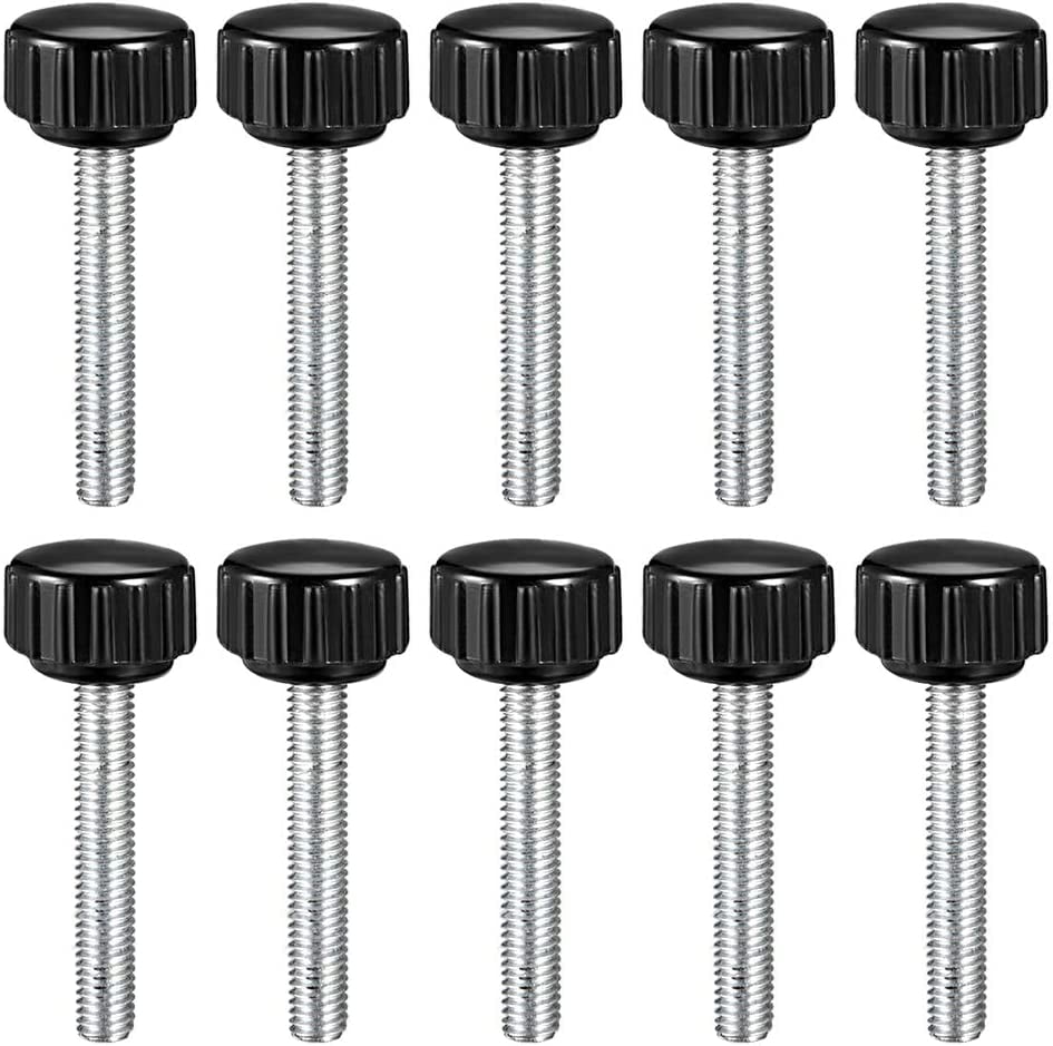 M5 x 30mm Metric Male Thread Knurled Clamping Knobs Grip Thumb Screw on ...