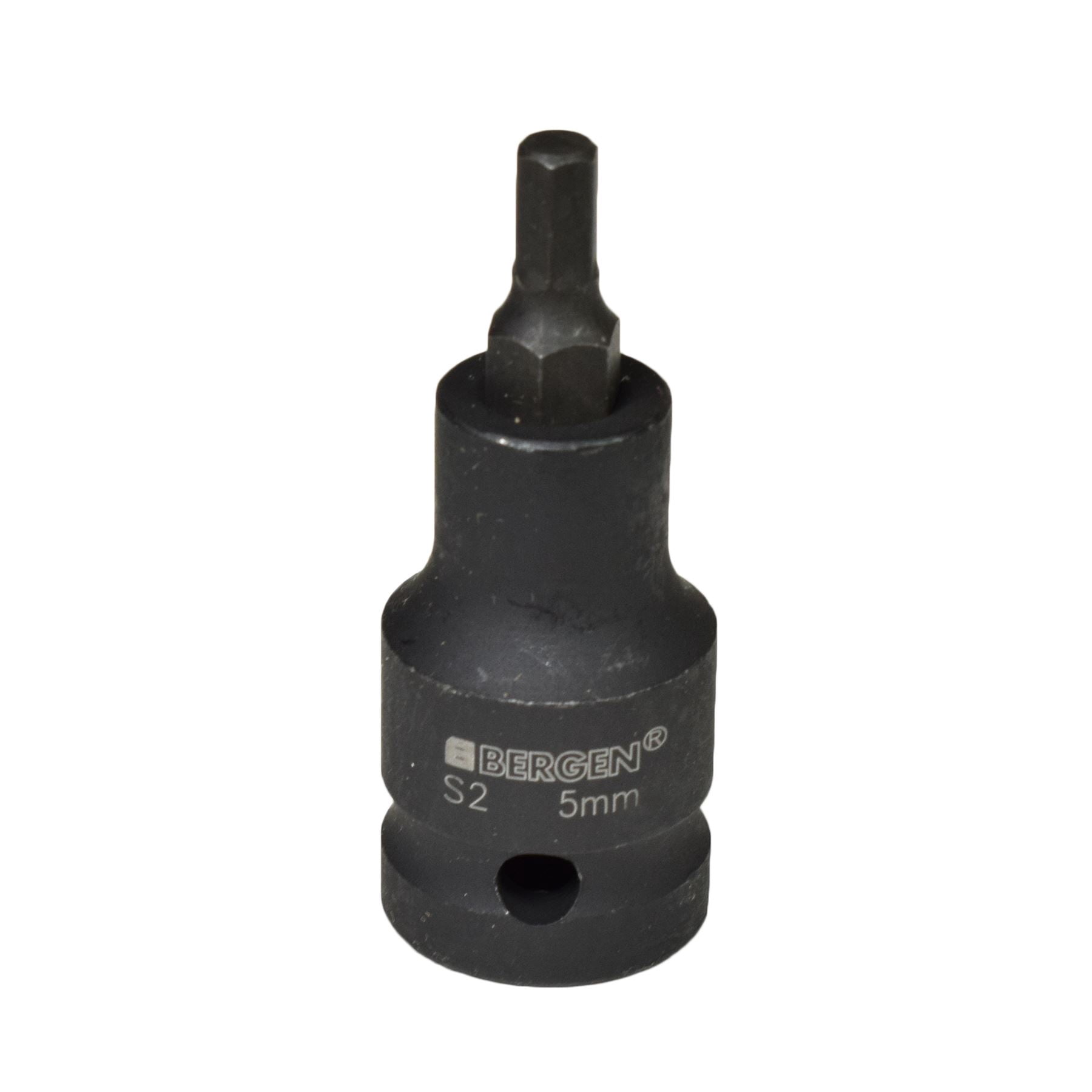 M5 x 55mm 1/2" Drive Short Impact Impacted Allen Hex Key Socket ...