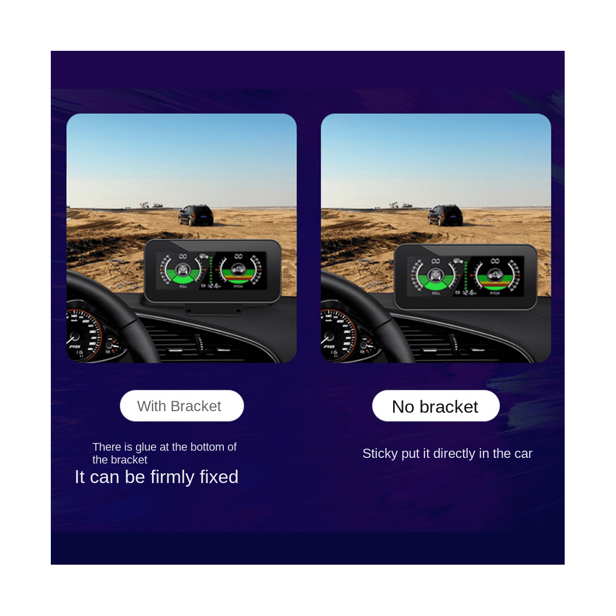 M50 Off Road GPS Smart Inclinometer Car Digital Display Tilt Pitch ...