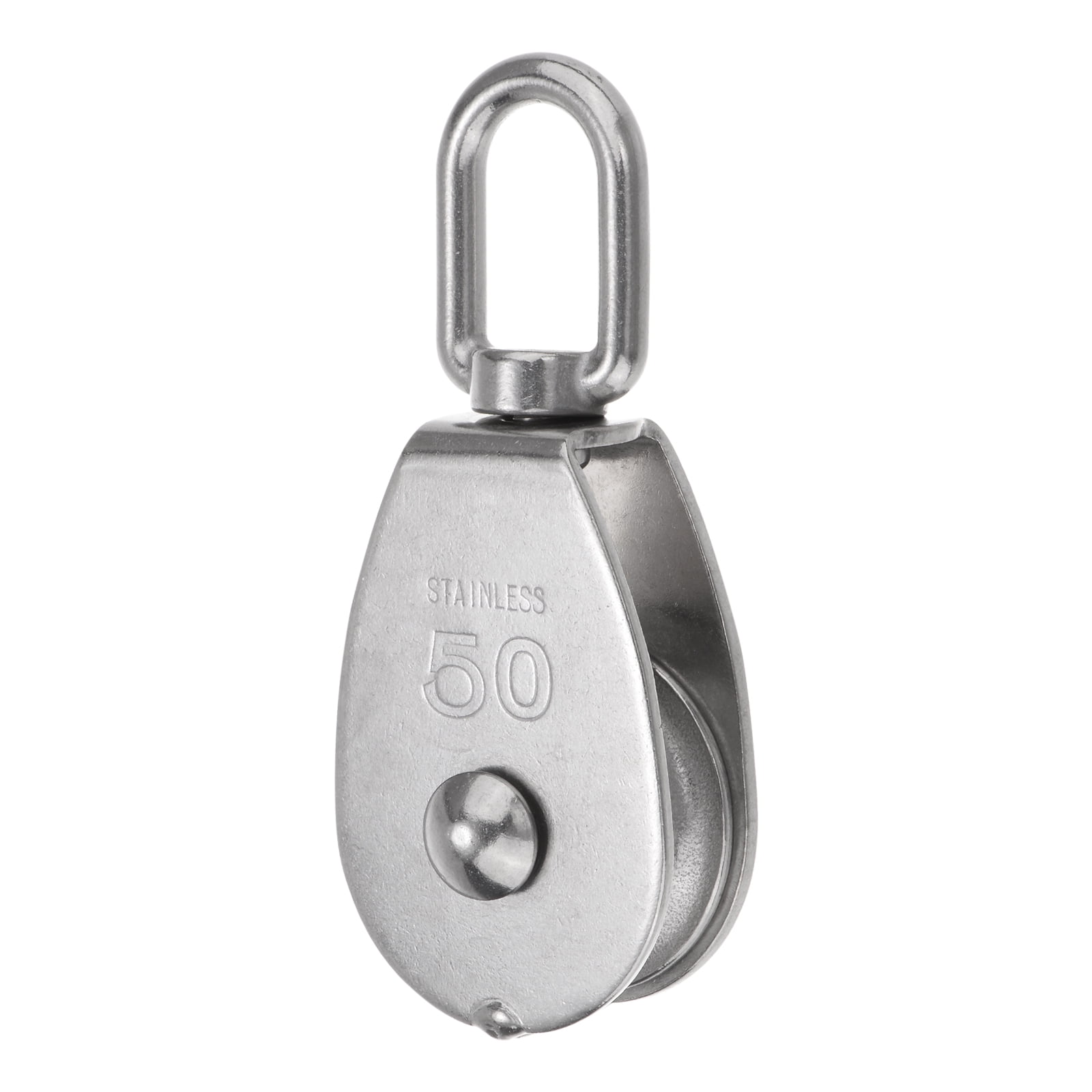 M50 Single Pulley Block, 304 Stainless Steel Hanging Wire Towing Wheel ...