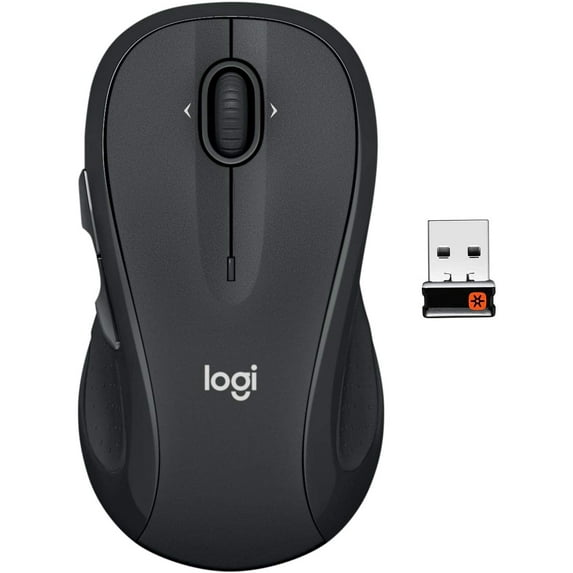 M510 Wireless Mouse, Mouse for Laptop and PC with USB Unifying Receiver ...