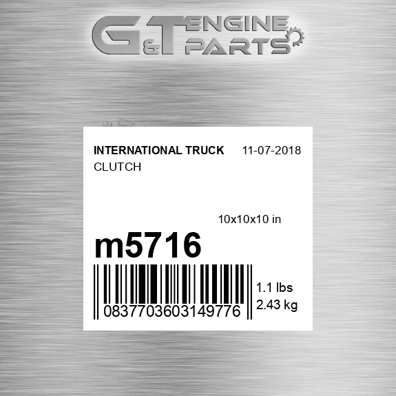 M5716 CLUTCH fits INTERNATIONAL TRUCK (New OEM) - Walmart.com