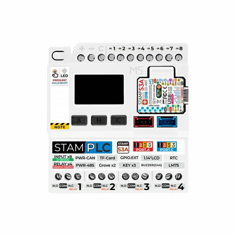 M5stamp PLC Controller Advanced M5stampS3 Module for Industrial ...