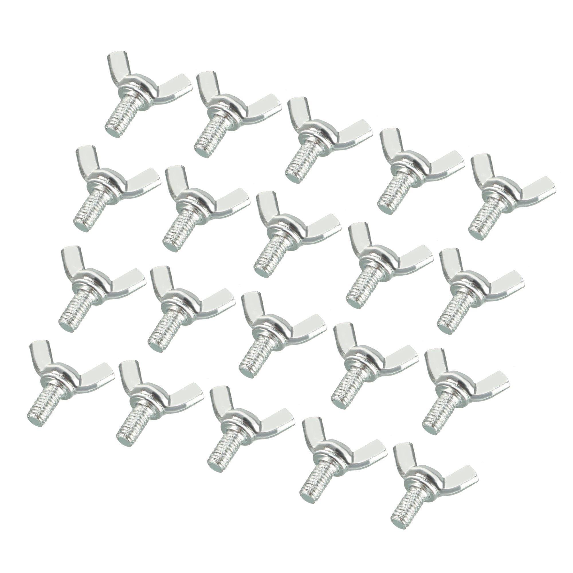 M5x10mm Wing Butterfly Screw Bolt 0.8mm Pitch Zinc Plated Fasteners ...
