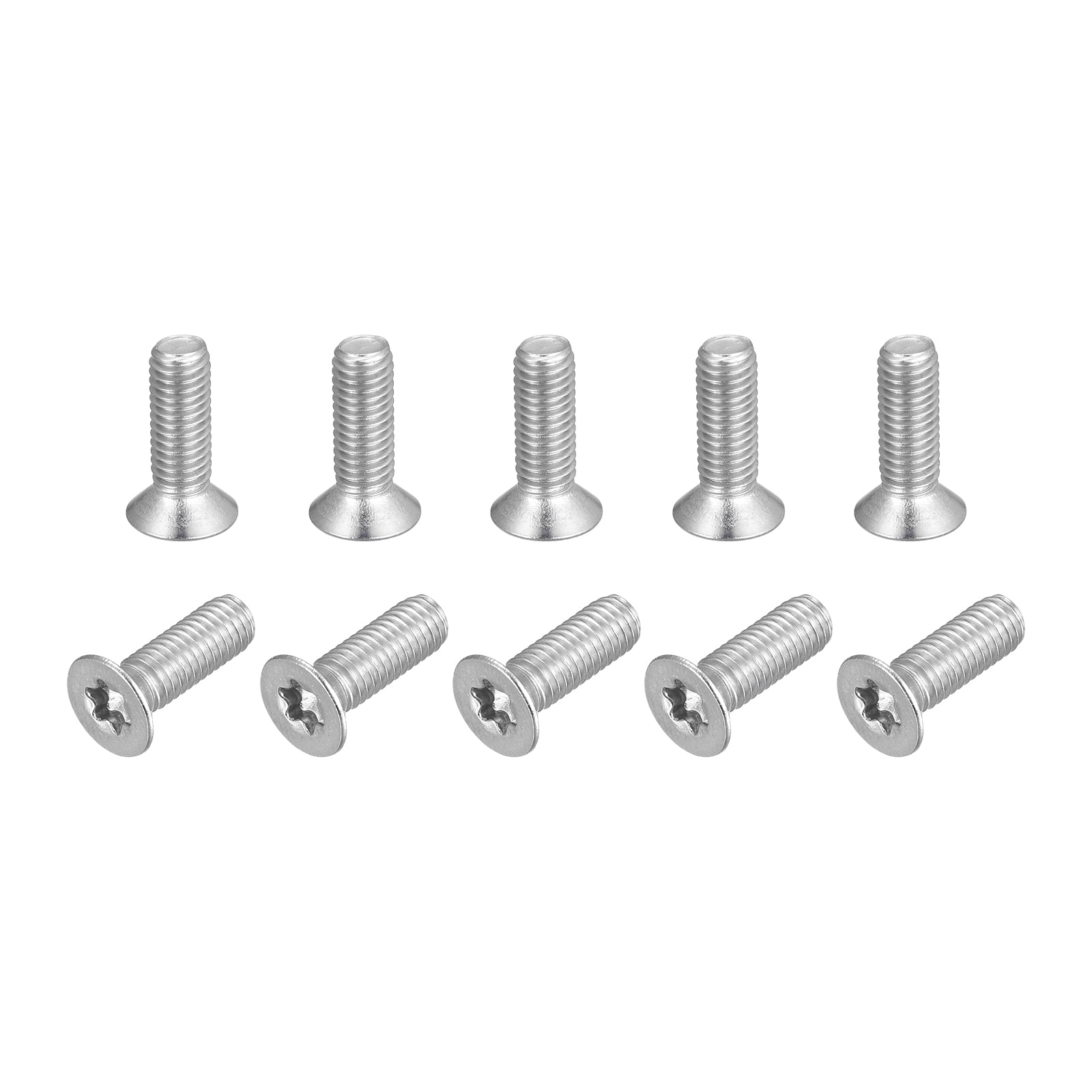 M5x16mm Torx Security Machine Screws, 10 Pack 316 Stainless Steel Countersunk Head Tamper Proof ...