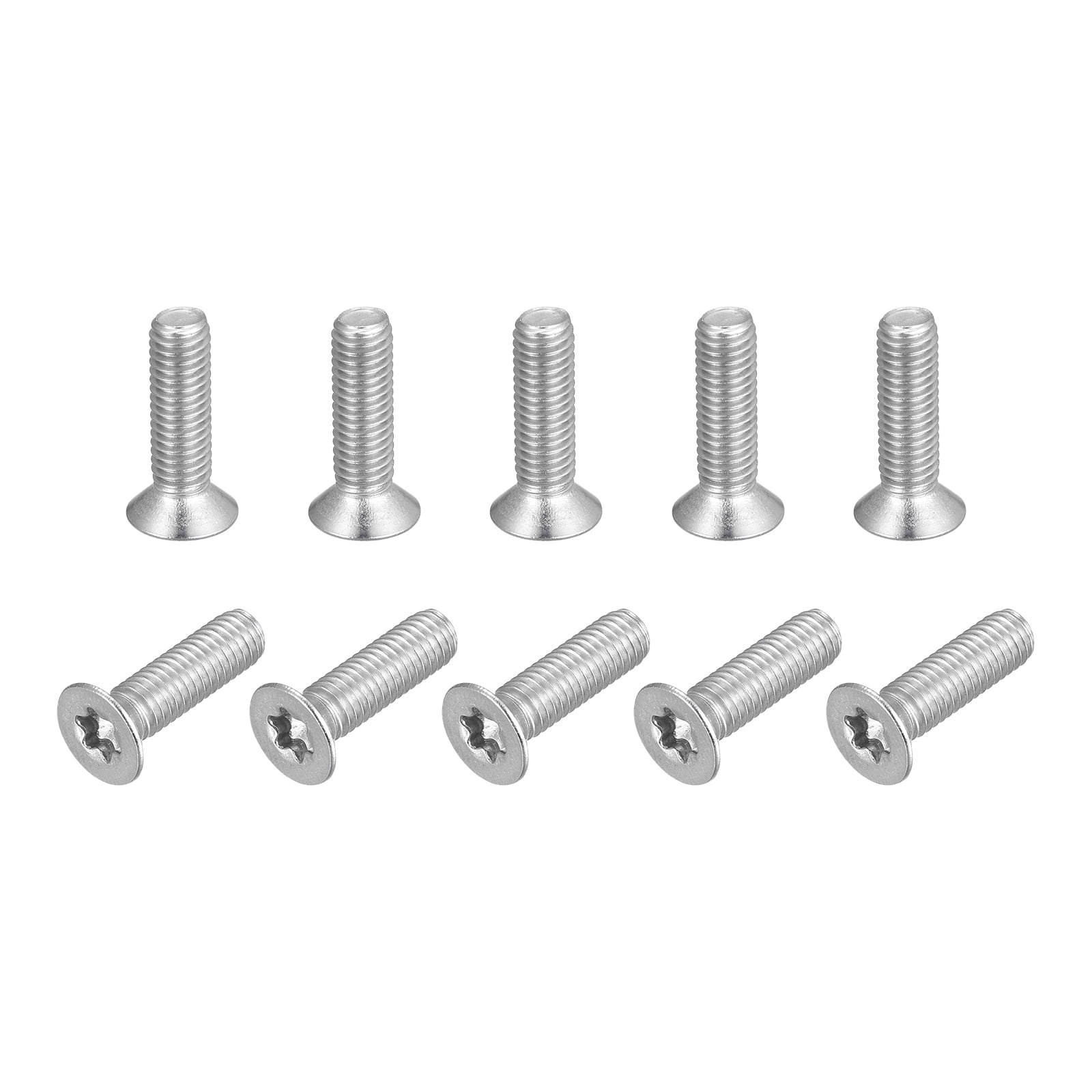M5x18mm Torx Security Machine Screws, 20 Pack 316 Stainless Steel Countersunk Head Tamper Proof ...