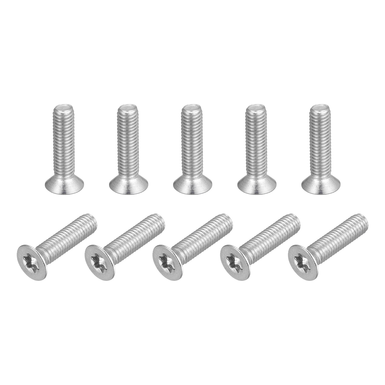 M5x20mm Torx Security Machine Screws, 20 Pack 316 Stainless Steel Countersunk Head Tamper Proof ...