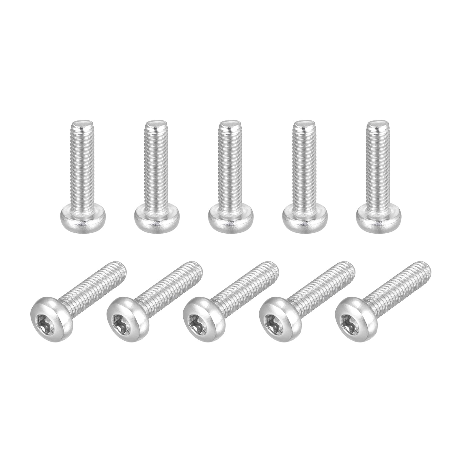 M5x20mm Torx Security Machine Screws, 20 Pack 316 Stainless Steel Pan Head Tamper Proof Screw ...