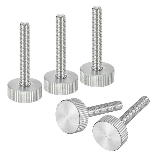 M5x30mm Knurled Thumb Screws, 5 Pack 304 Stainless Steel Flat Knurled Head Bolts - Walmart.com