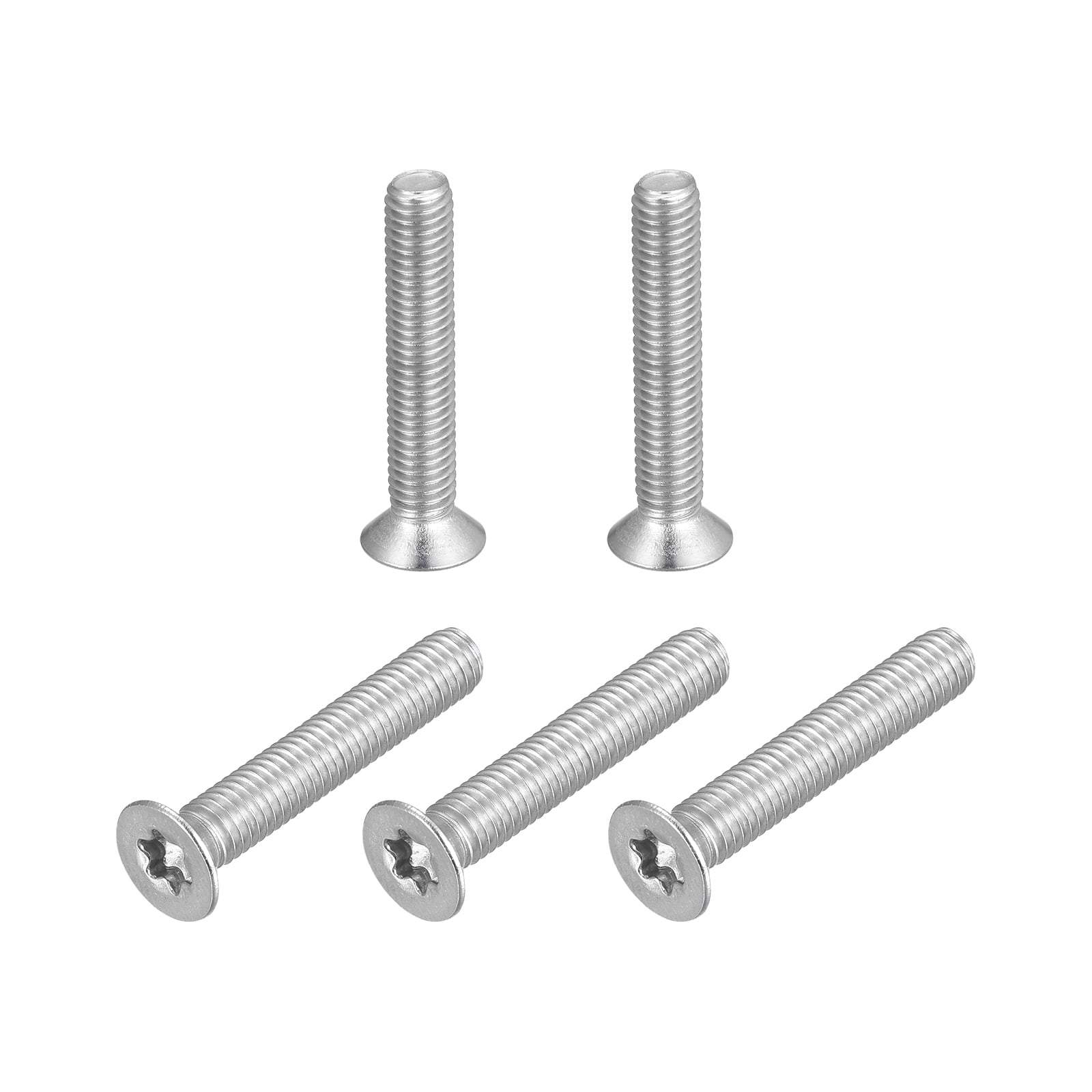 M5x30mm Torx Security Machine Screws, 5 Pack 316 Stainless Steel ...