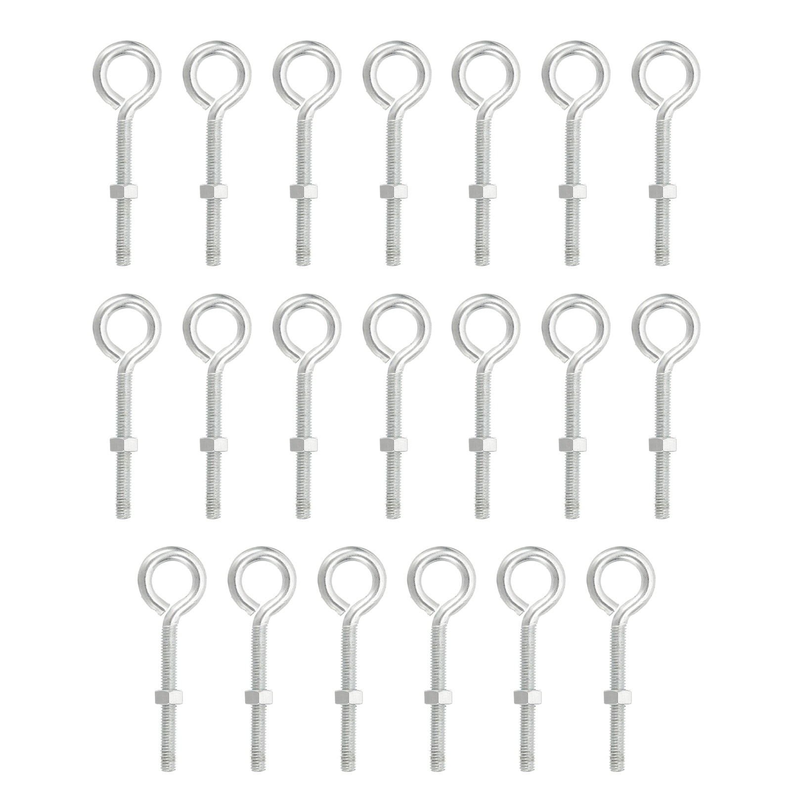 Uxcell Eye Bolts with Nuts, Shoulder Swing Lifting Eye Bolt Carbon ...