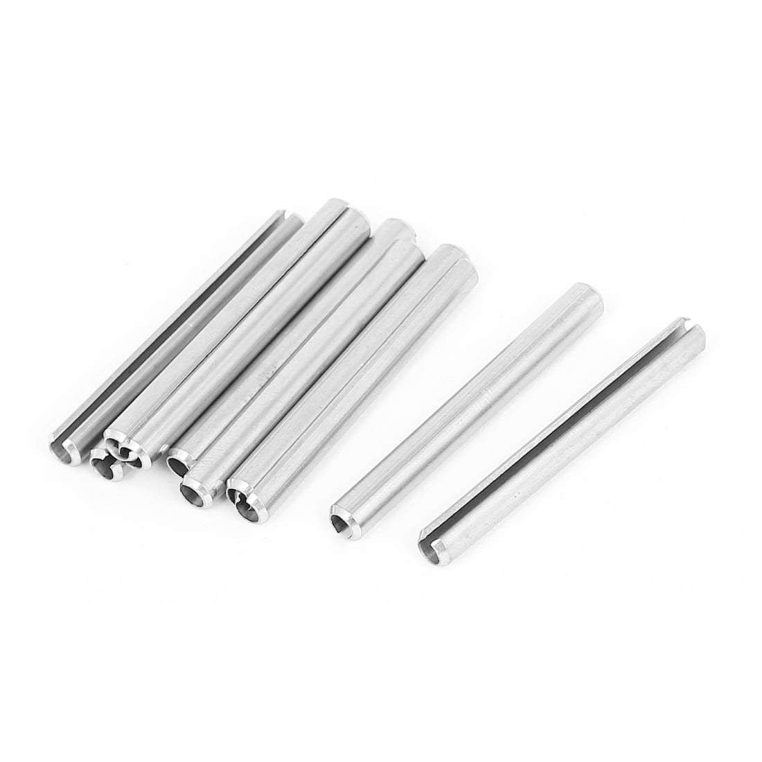 M5x50mm 304 Stainless Steel Split Spring Roll Dowel Pins Fasteners ...