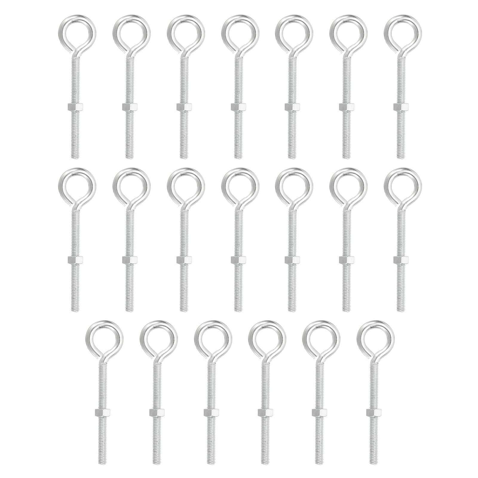 Uxcell Eye Bolts with Nuts, Shoulder Swing Lifting Eye Bolt Carbon ...