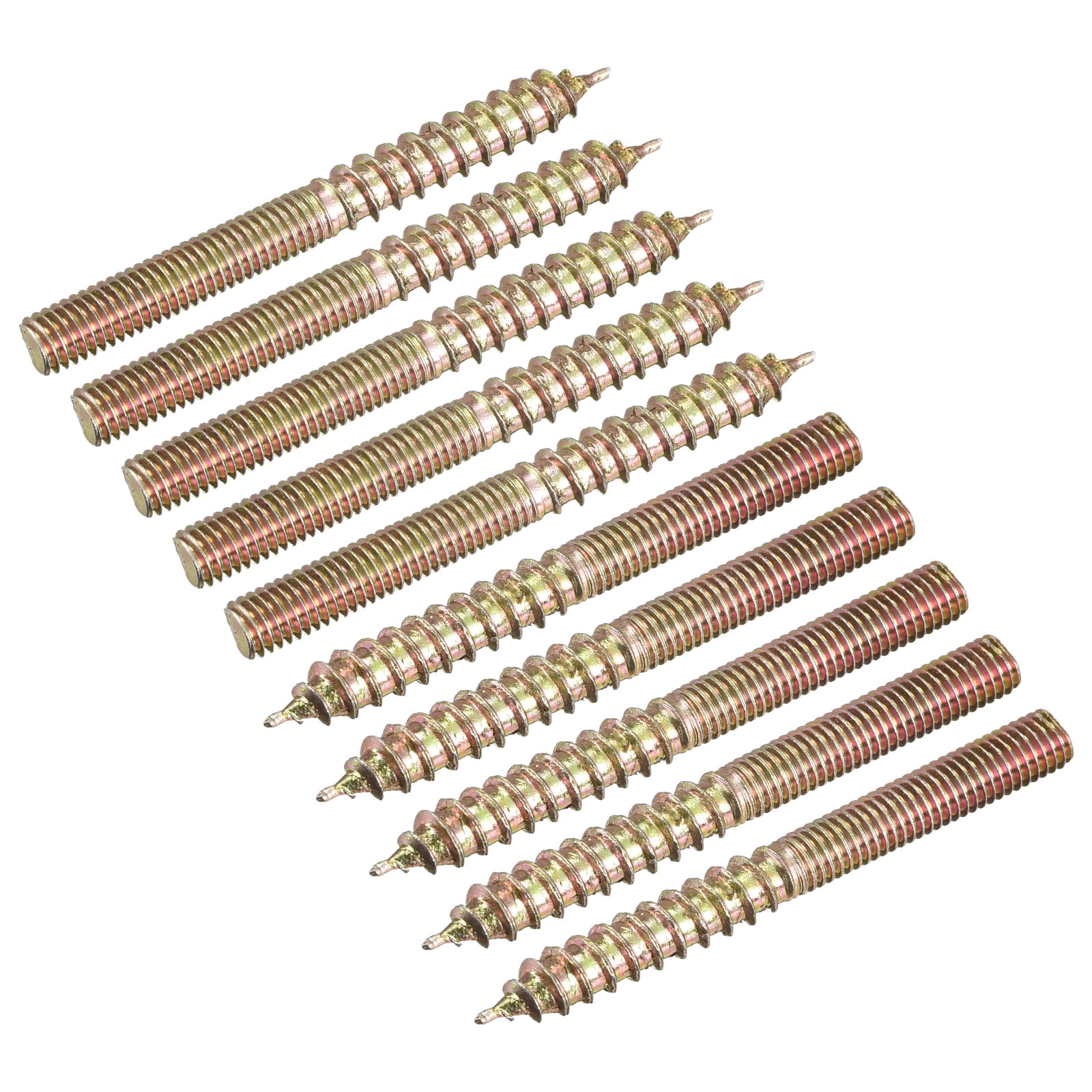 M5x50mm Hanger Bolts, 48 Pack Double Ended Thread Dowel Screws ...