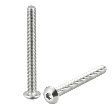 Uxcell M8 x 110mm Threaded Hexagon Socket Head Cap Screw Bolt Bronze Tone (4-pack) - Walmart.com