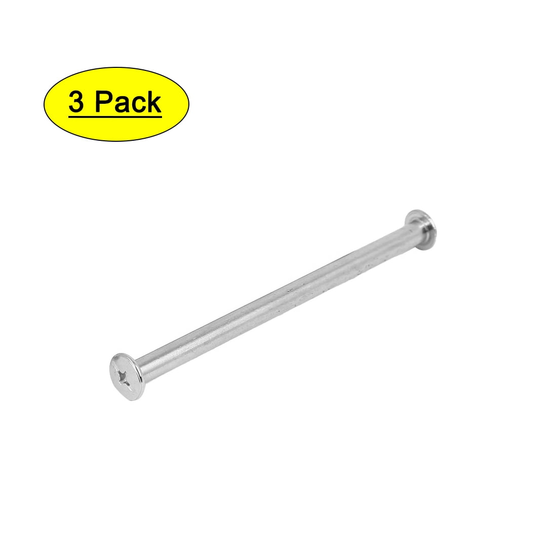 M5x80mm Nickel Plated Binding Chicago Screw Post 3pcs for Album Leather ...