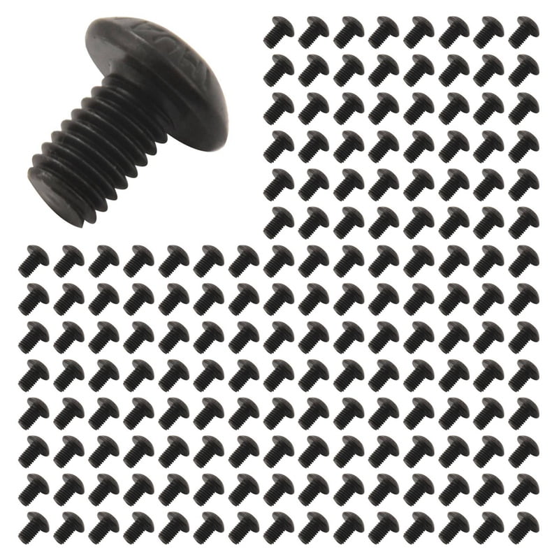 M5x8mm Button Hex Socket Cap Screw Bolt Black 300 Pcs - Walmart.com