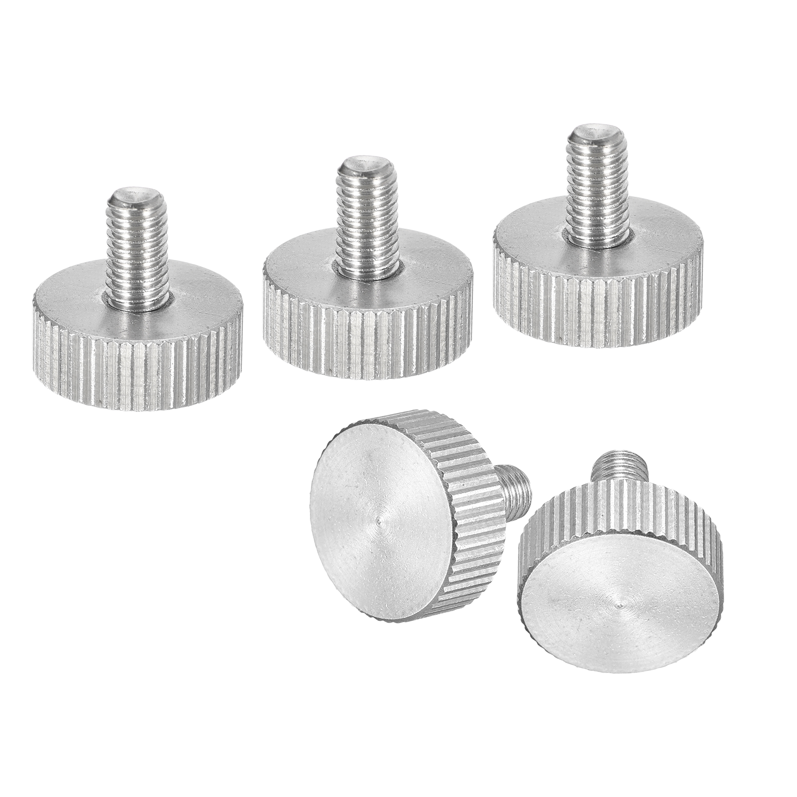 M5x8mm Knurled Thumb Screws, 5 Pack 304 Stainless Steel Flat Knurled Head Bolts - Walmart.com
