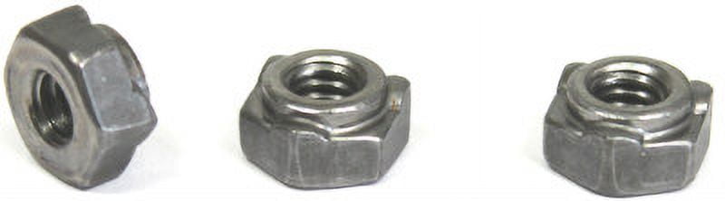 M6-1.0 Hex Weld Nuts / 3 Projections & Center Pilot Ring / 316 ...