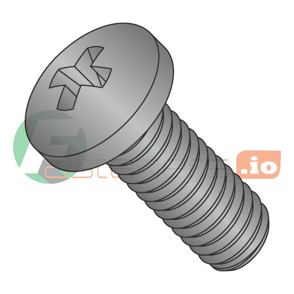 M6-1.0 x 10 mm Machine Screws / Phillips / Pan Head / 18-8 Stainless ...