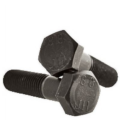 M6-1.0 x 25mm Hex Head Cap Screws, Steel Metric Class 8.8, Plain Finish ...