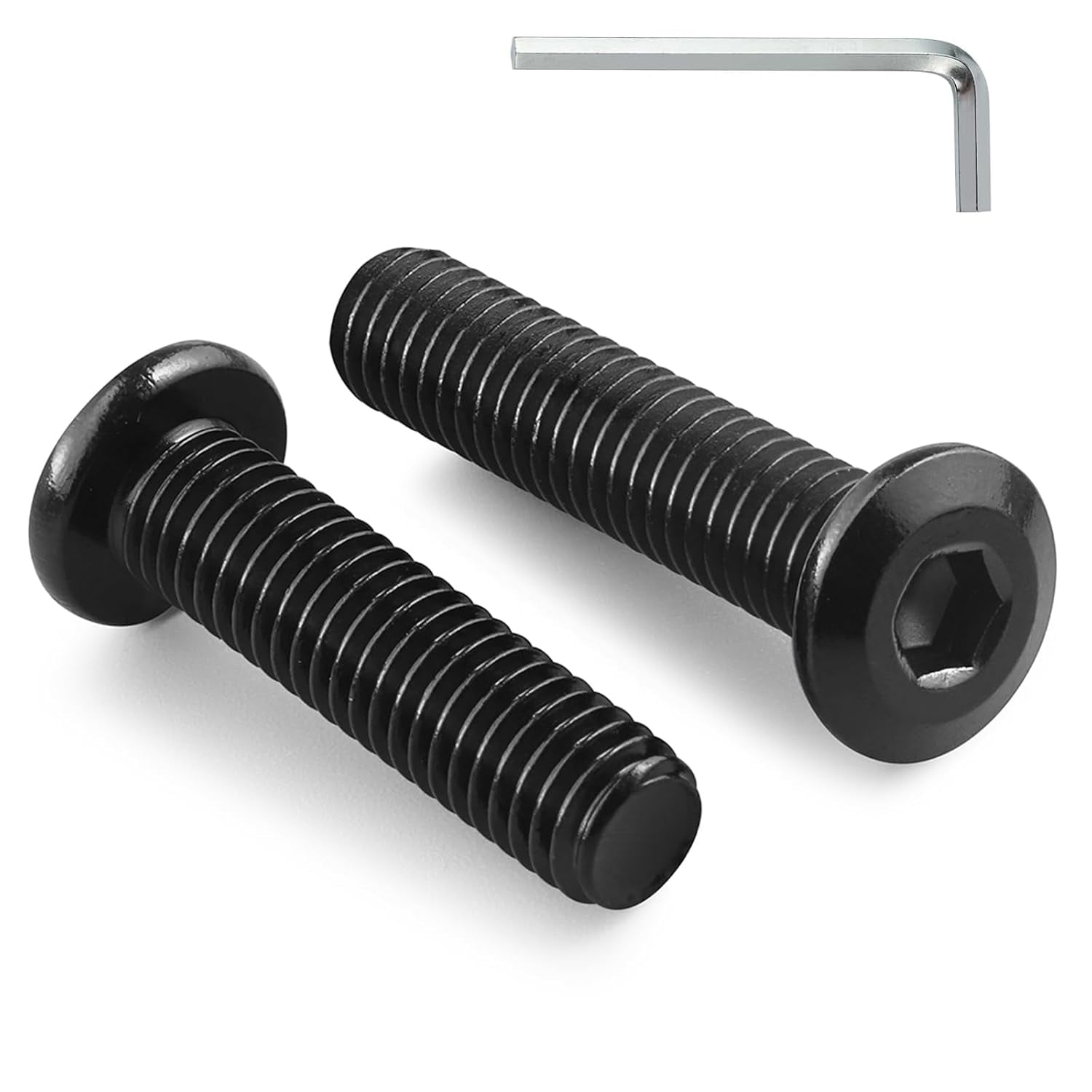 ZHIMEI-M6-1.0 x 30mm Flat Head Hex Socket Cap Screws Bolts 10Pcs, M6 ...