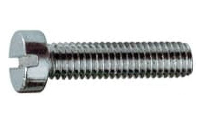 M6-1.00 x 35mm Machine Screws / Slotted / Cheese Head / 18-8 Stainless ...