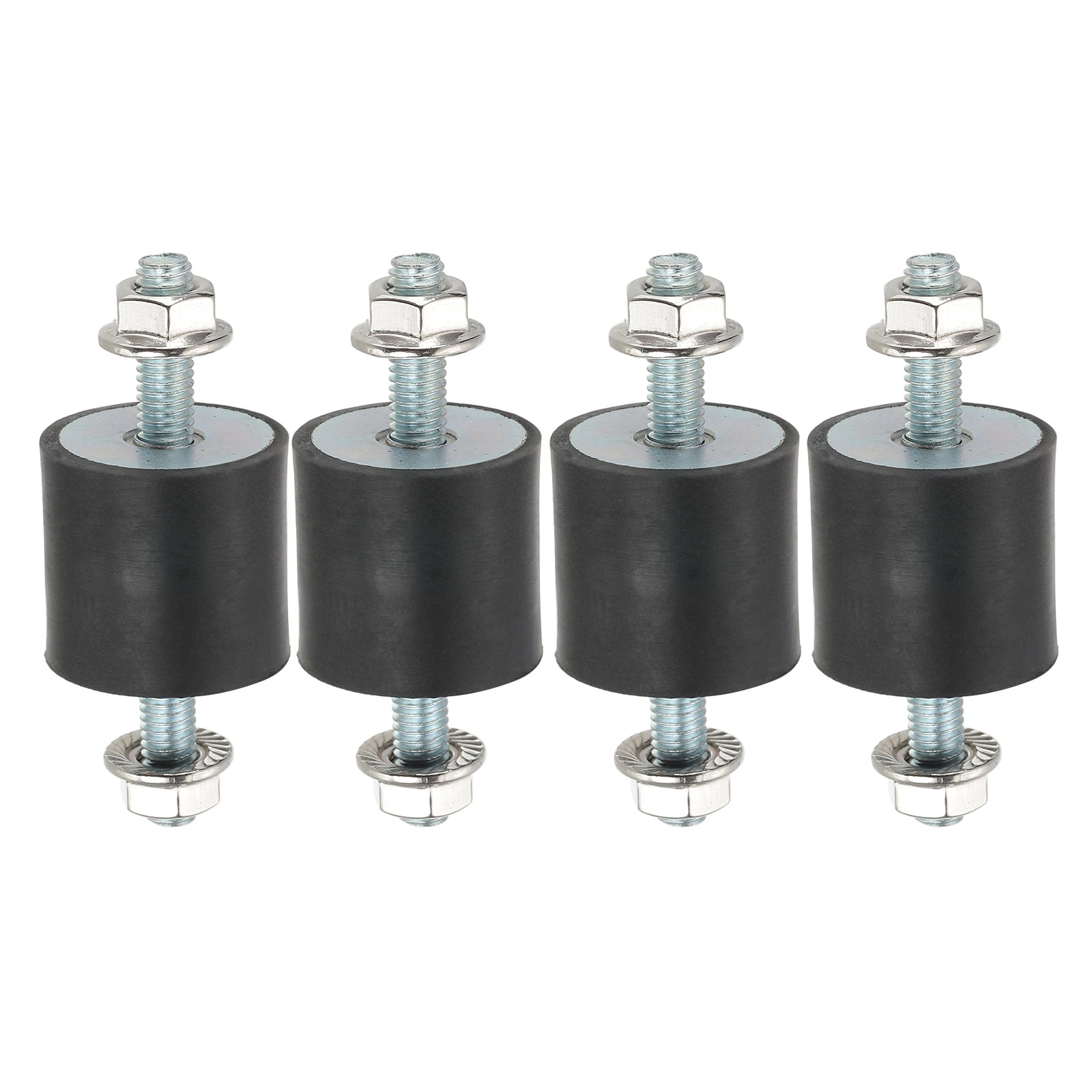 M6 25x15mm Rubber Isolator Mounts Shock Absorber Anti-Vibration Isolation Damping Mounts, 4 Pcs ...