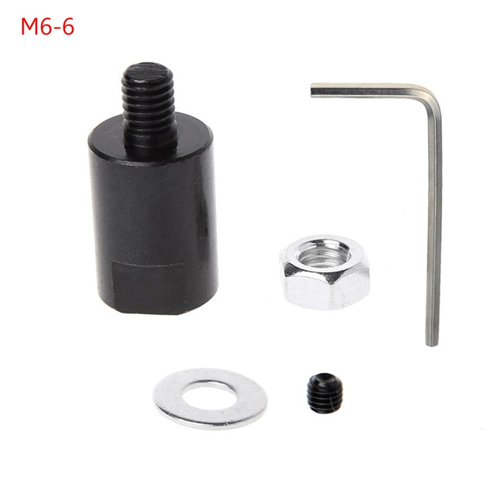 M6 3.17/4/5/6/8mm Motor Shaft Coupler Sleeve Saw Blade Coupling Chuck ...