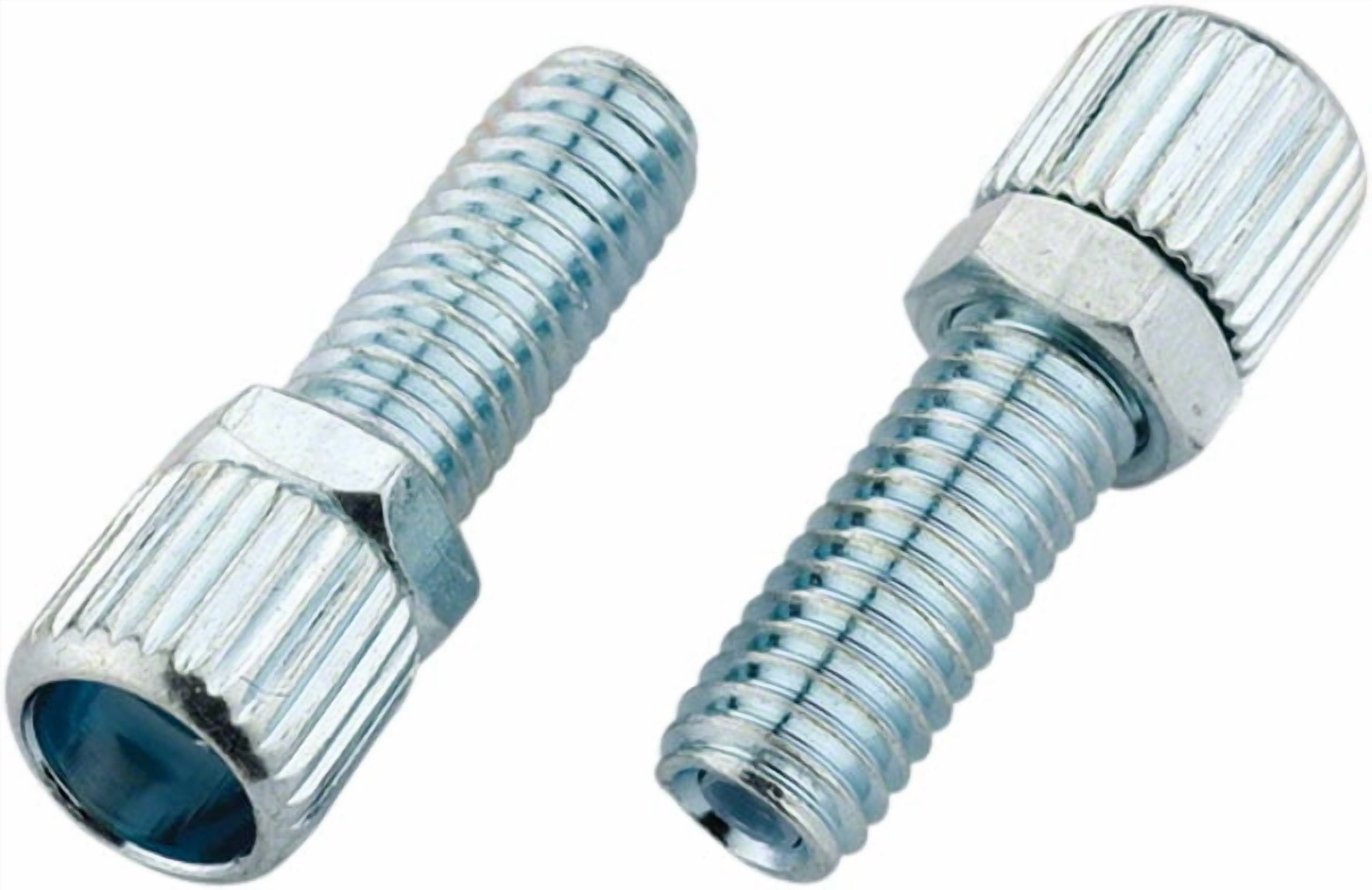 M6 Alloy Adjusting Barrel Bag of 25 Silver Bicycle Brake Cable ...
