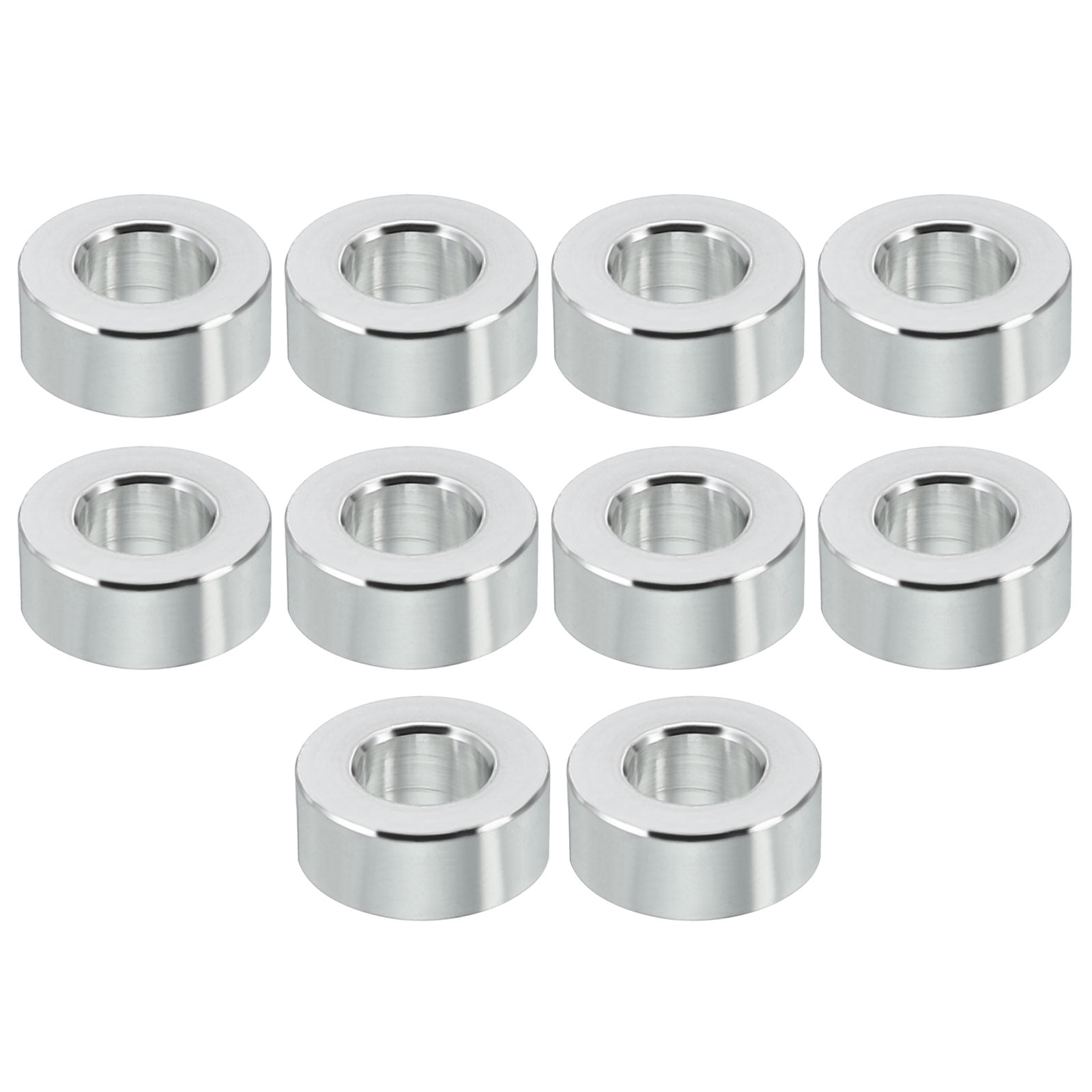 M6 Aluminum Spacers, 10 Pcs Metal Spacer Aluminum 6.2mm ID x 12mm OD x ...