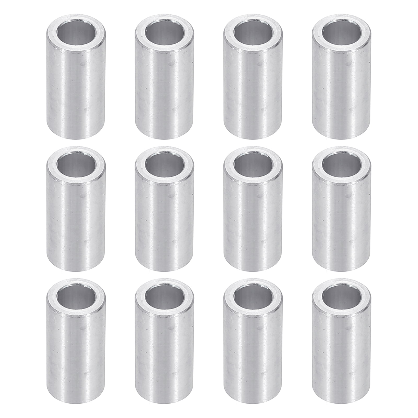 M6 Aluminum Spacers, 12 Pcs Metal Spacers Aluminum 6.2mm ID x 10mm OD x ...