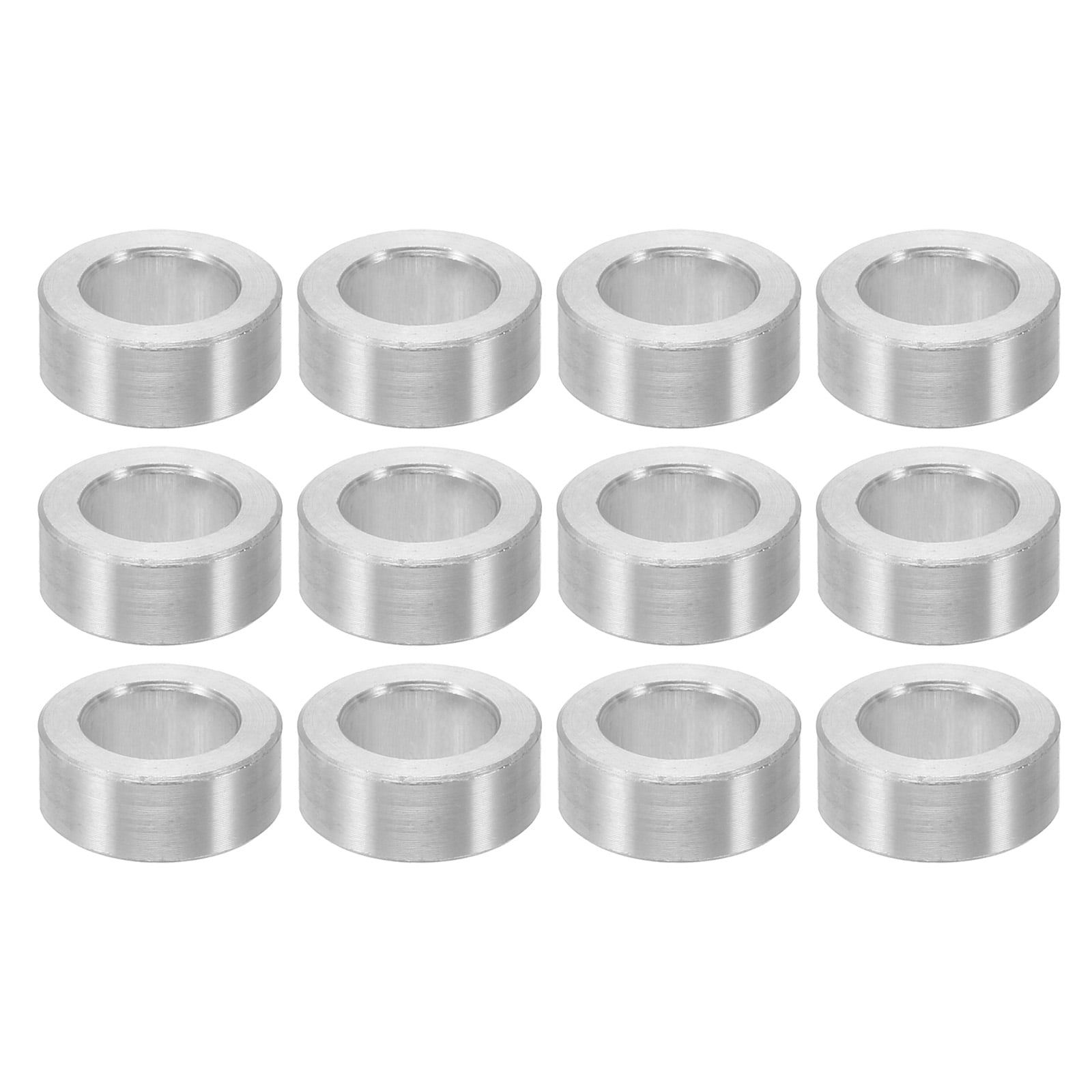 M6 Aluminum Spacers, 12 Pcs Metal Spacers Aluminum 6.2mm ID x 10mm OD x ...
