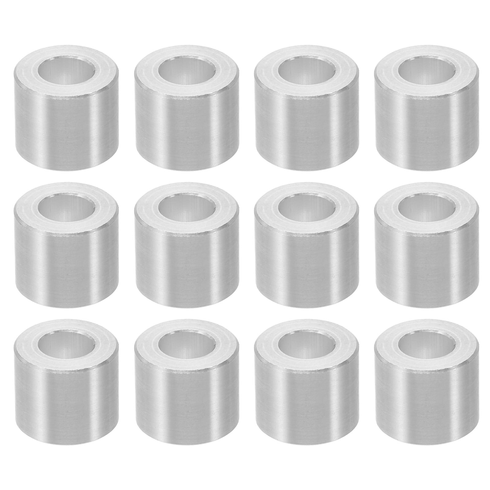 M6 Aluminum Spacers, 12 Pcs Metal Spacers Aluminum 6.2mm ID x 12mm OD x ...