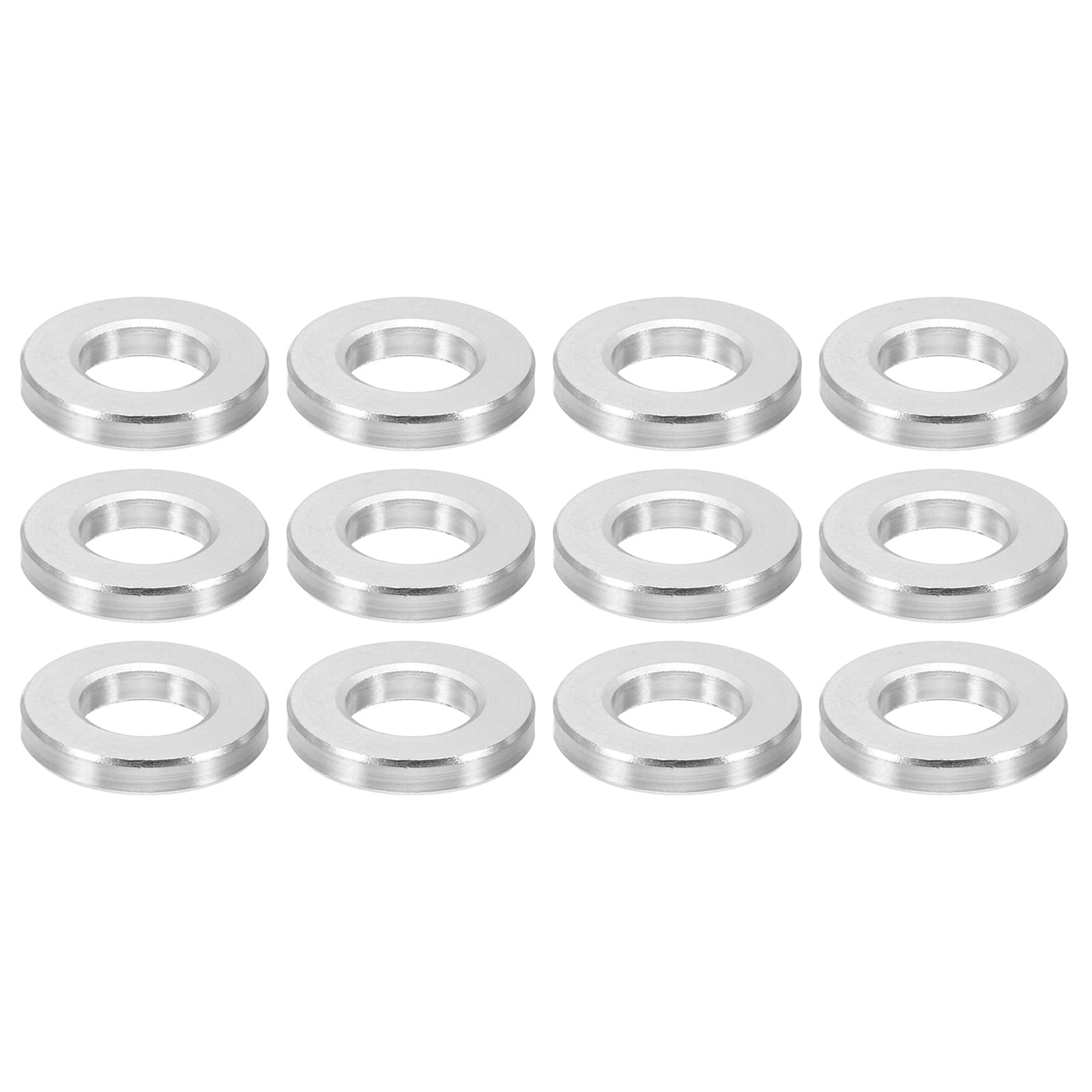 M6 Aluminum Spacers, 12 Pcs Metal Spacers Aluminum 6.2mm ID x 12mm OD x ...