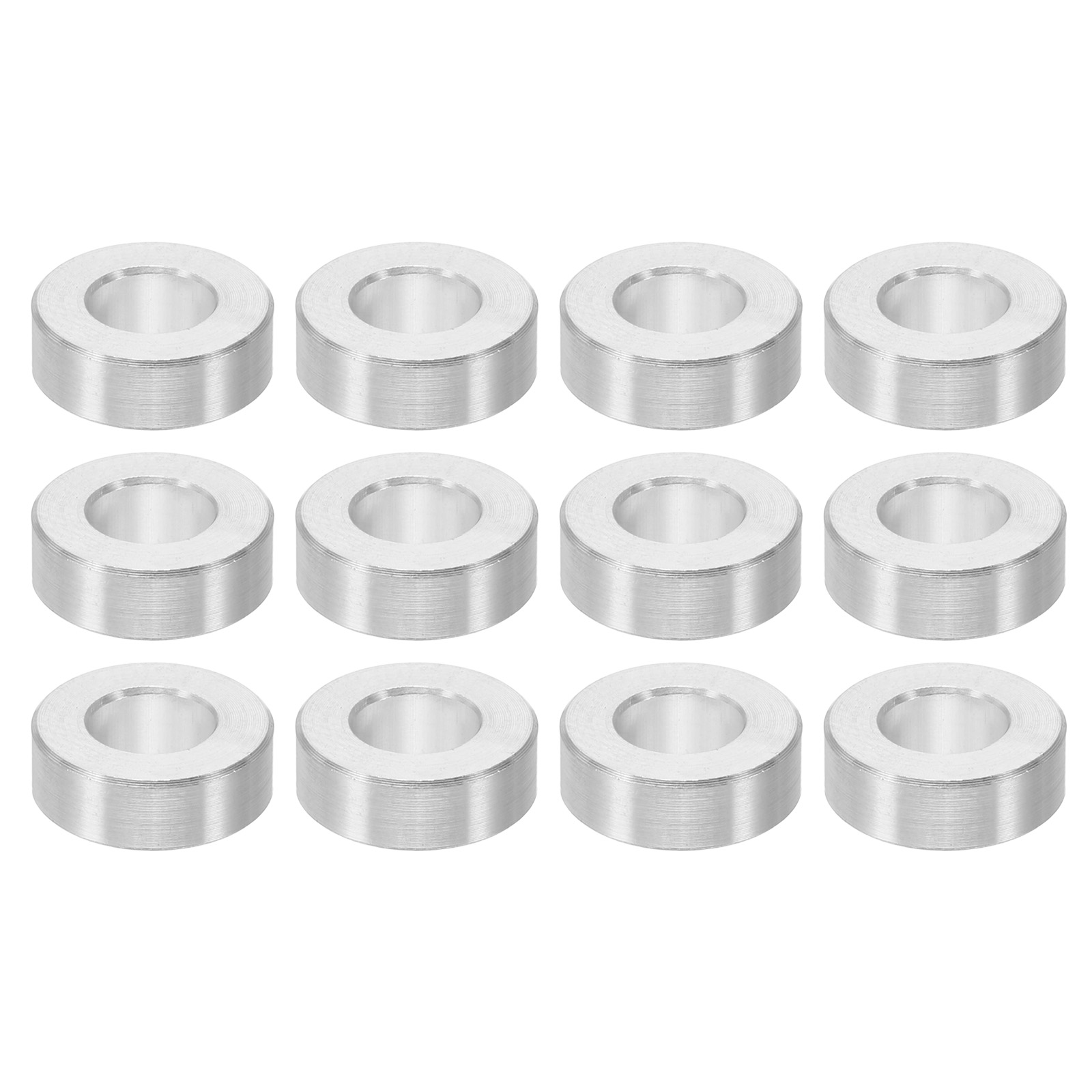 M6 Aluminum Spacers, 12 Pcs Metal Spacers Aluminum 6.2mm ID x 12mm OD x ...