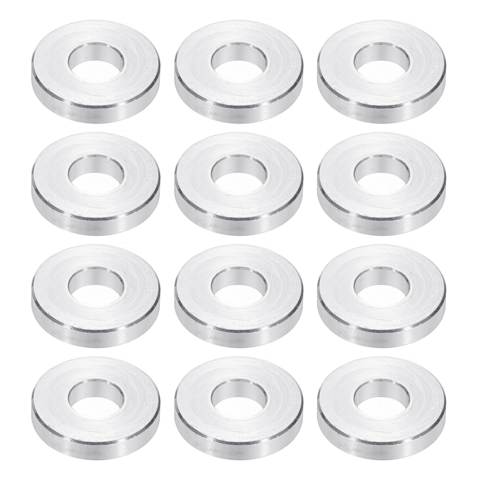 M6 Aluminum Spacers, 12 Pcs Metal Spacers Aluminum 6.2mm ID x 15mm OD x ...