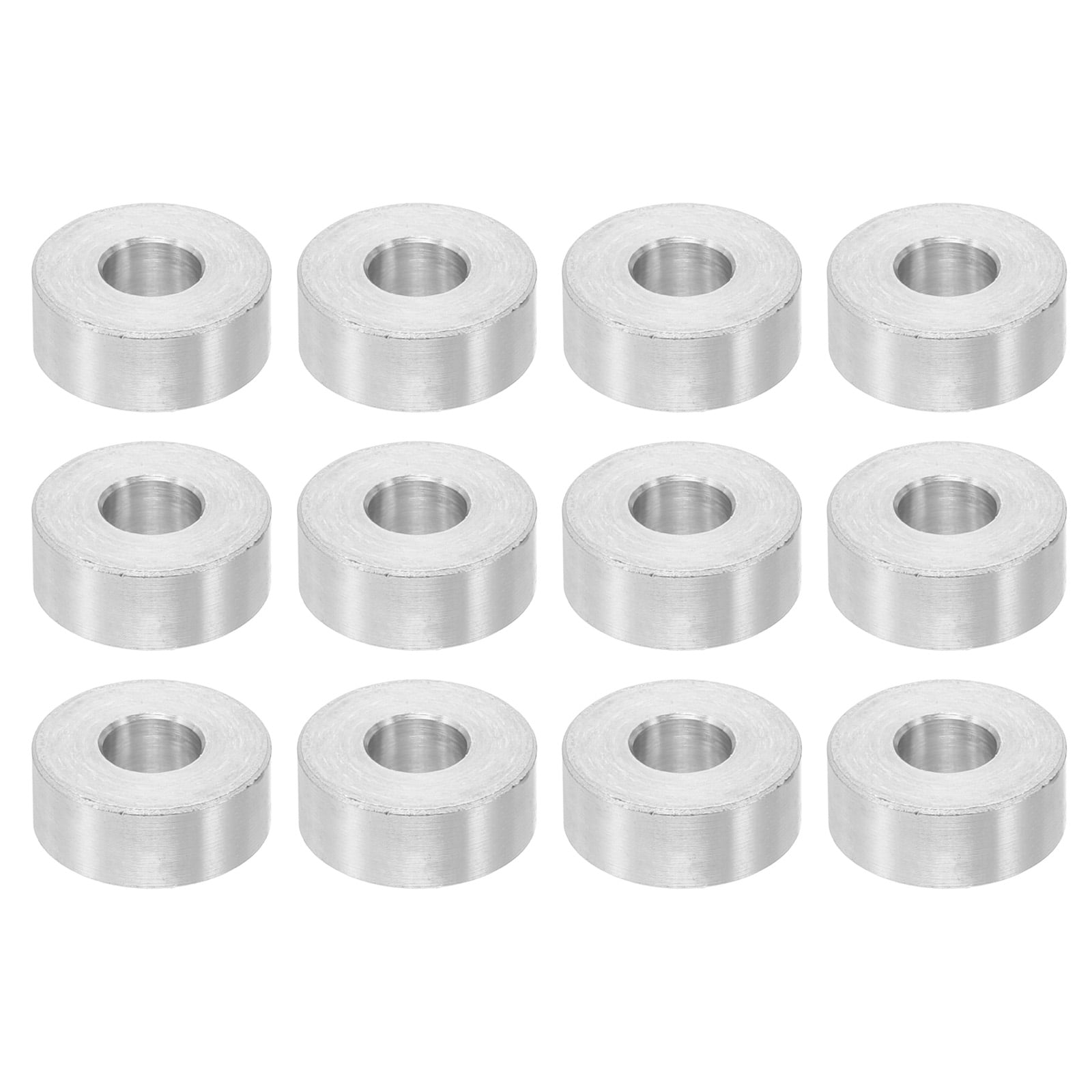 M6 Aluminum Spacers, 12 Pcs Metal Spacers Aluminum 6.2mm ID x 15mm OD x ...