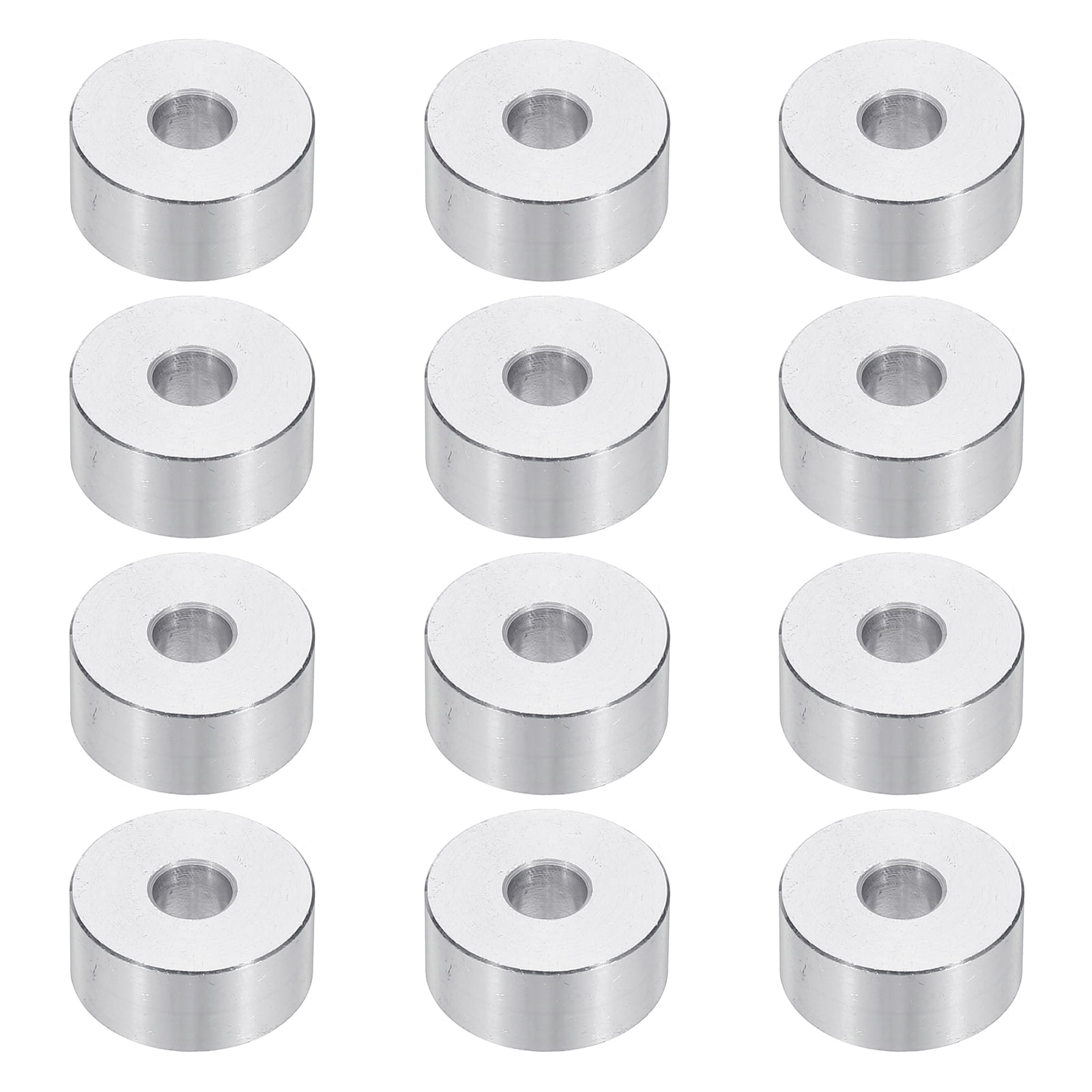 M6 Aluminum Spacers, 12 Pcs Metal Spacers Aluminum 6.5mm ID x 20mm OD x ...