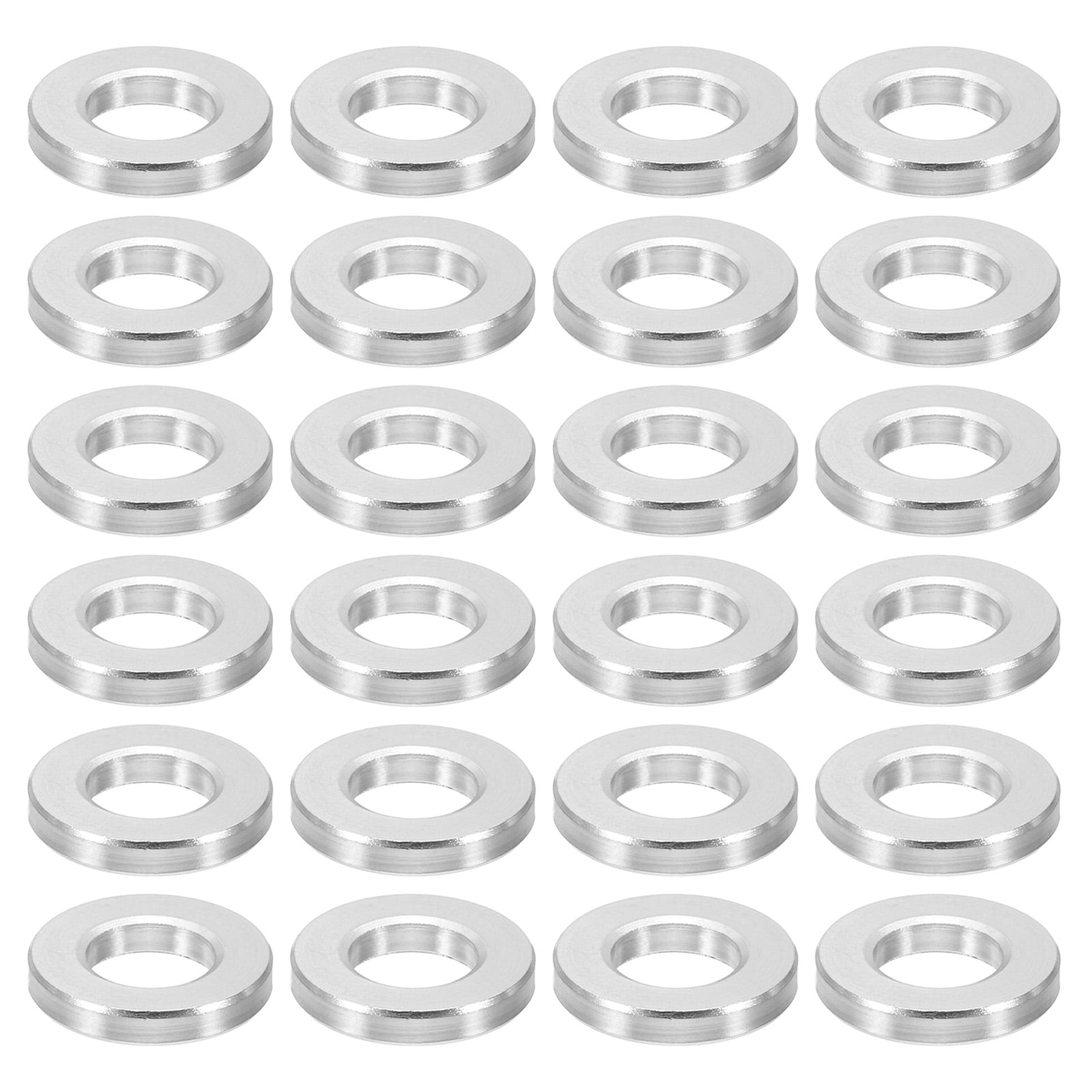 M6 Aluminum Spacers, 24 Pcs Metal Spacers Aluminum 6.2mm ID x 12mm OD x ...