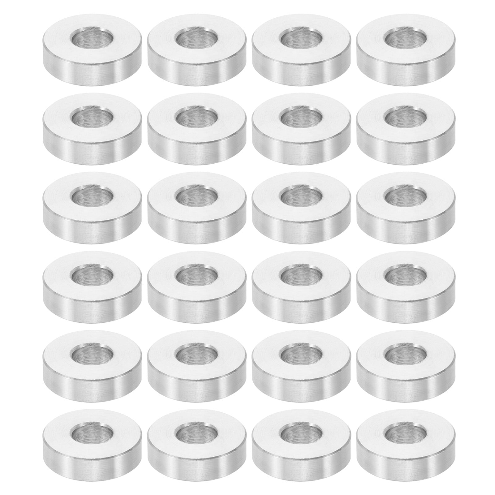 M6 Aluminum Spacers, 24 Pcs Metal Spacers Aluminum 6.2mm ID x 15mm OD x ...