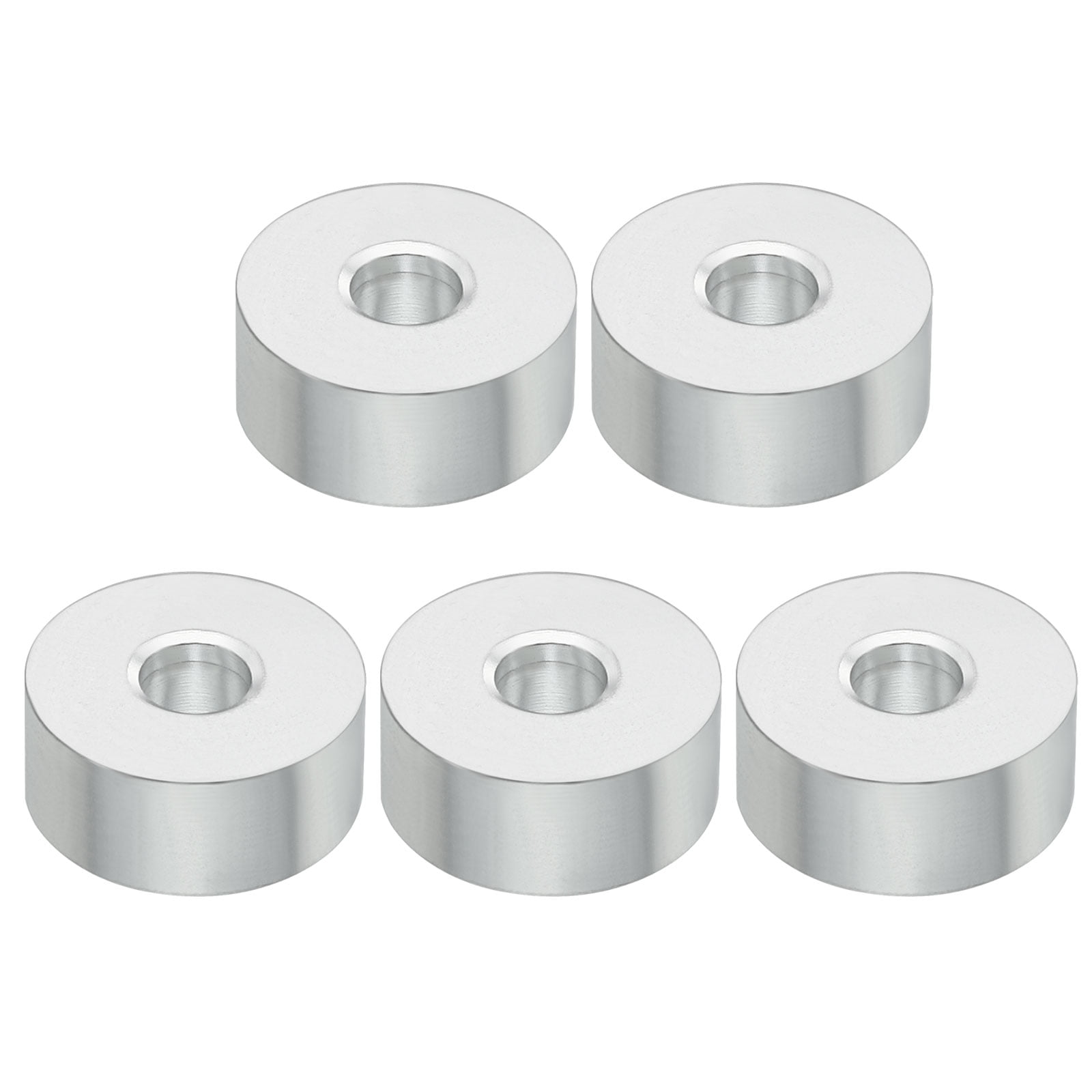 M6 Aluminum Spacers, 5Pcs Metal Spacer Aluminum 6.5mm ID x 20mm OD x ...