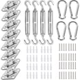 M6 Awning Attachment Set, Shade Sail Installation Kit, 304 Stainless ...