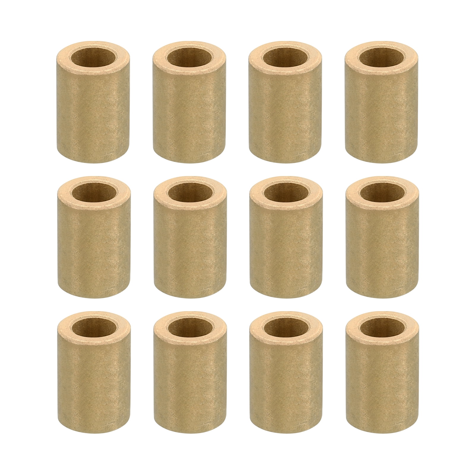 M6 Brass Spacers, 12 Pcs Metal Spacer Brass 6mm ID x 10mm OD x 15mm L ...