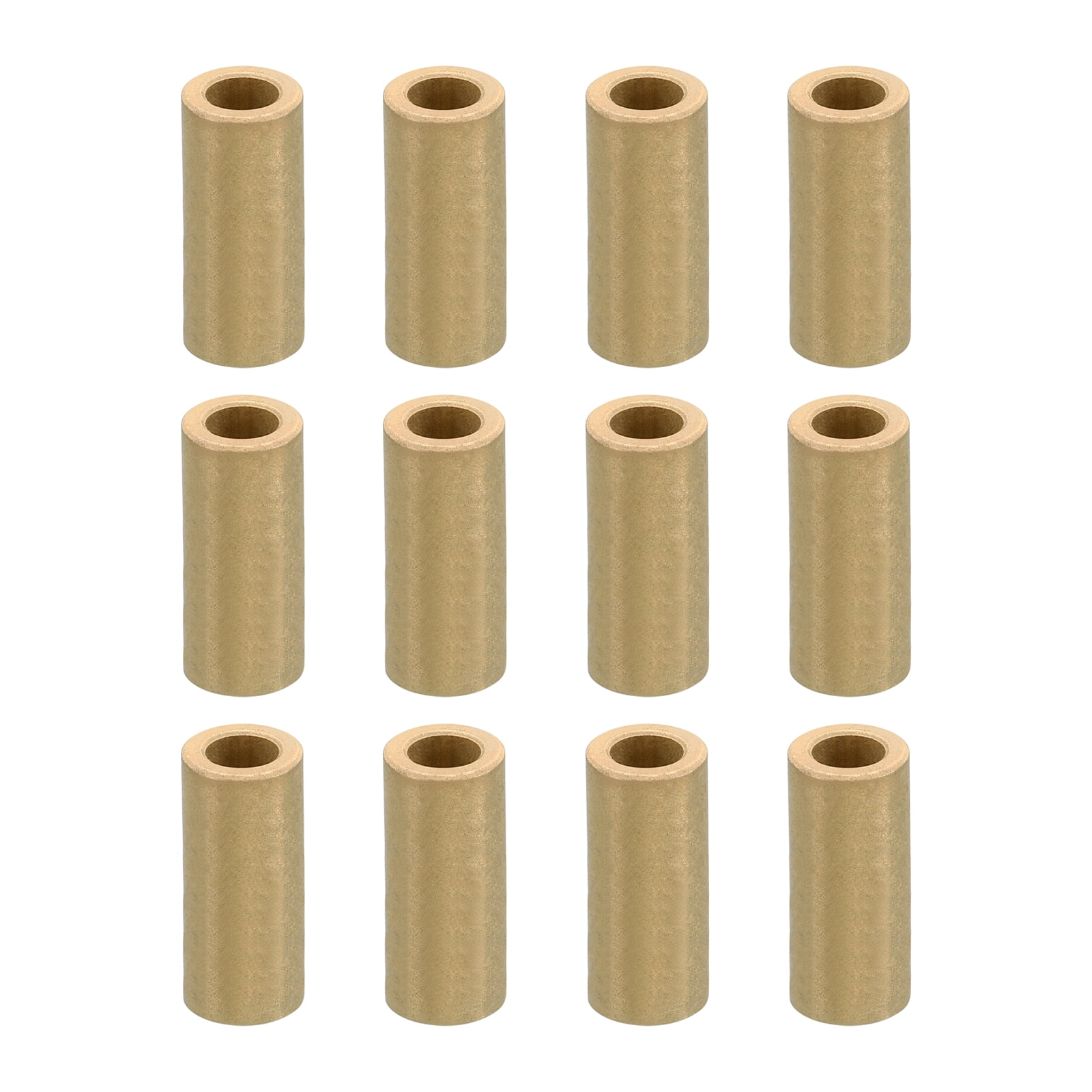 M6 Brass Spacers, 12 Pcs Metal Spacer Brass 6mm ID x 10mm OD x 20mm L ...