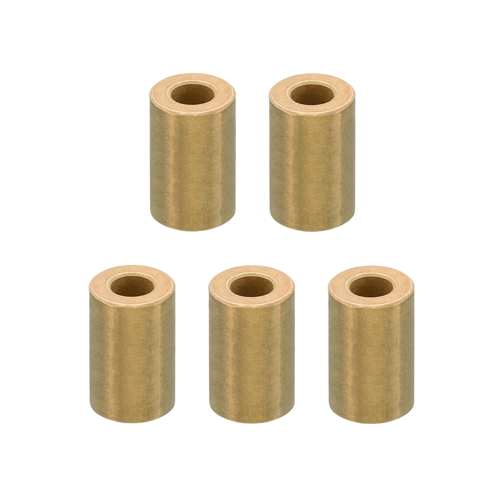 M6 Brass Spacers, 5 Pcs Metal Spacer Brass 6mm ID x 12mm OD x 20mm L ...