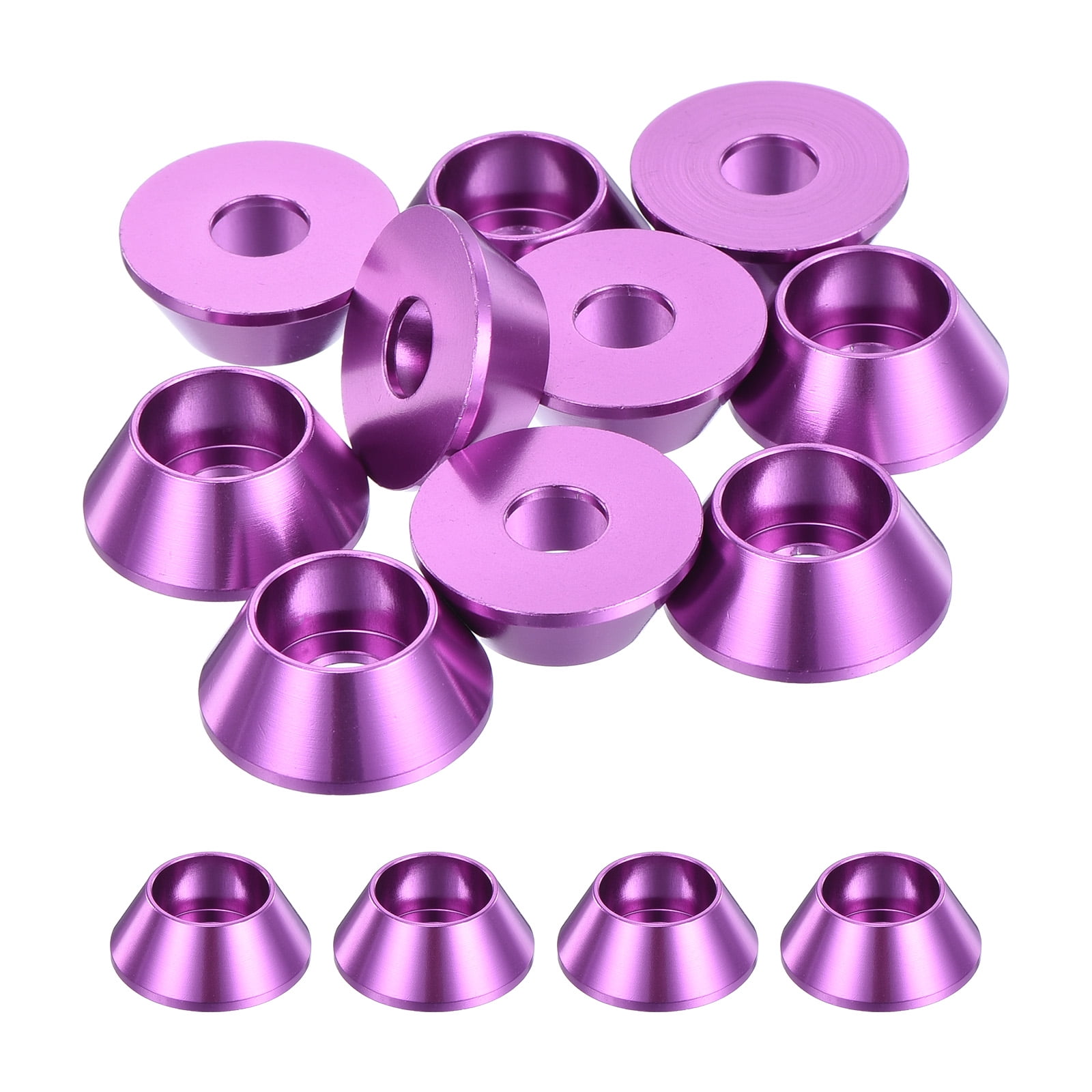 M6 Cone Cup Washers,Anodized Aluminum Gaskets for Screw RC/FPV/PC/Drone ...