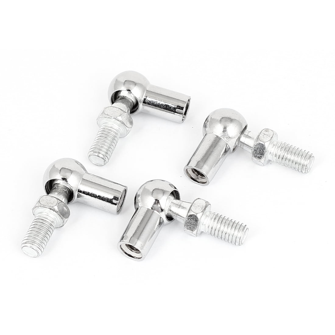 M6 Female M8 Male Thread Dia Metal L Shaped Ball Joint Rod End Bearing ...